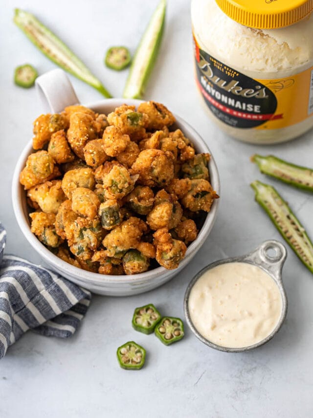 Soul Food Fried Okra Whisk It Real Gud